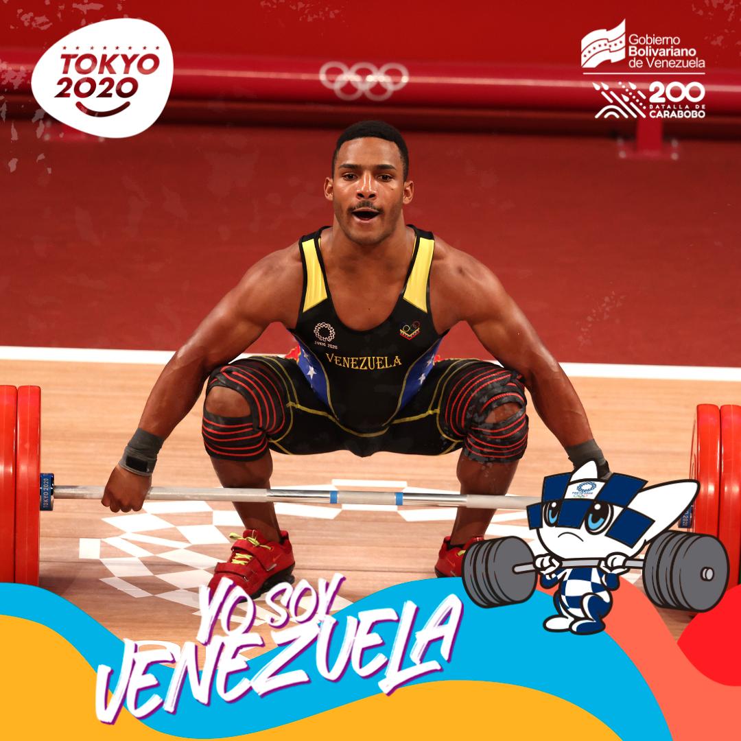 Venezuela logra plata con Julio Mayora en las pesas de Tokio 2020 - La ...